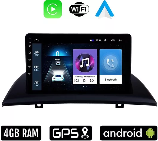 BMW X3 E83 Android οθόνη αυτοκίνητου 4GB με Ελληνικό GPS WI-FI Apple ...