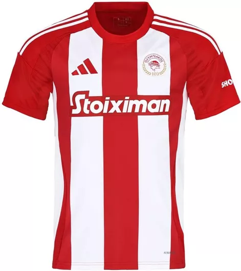 S Φανέλα Ποδοσφαίρου Adidas Ολυμπιακός Εντός Έδρας 24-25 | SHOPFLIX.gr