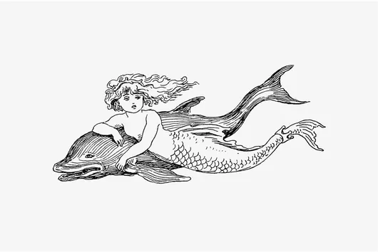 Πίνακας Mermaid from The Story Of The Mermaiden, Adapted From The ...