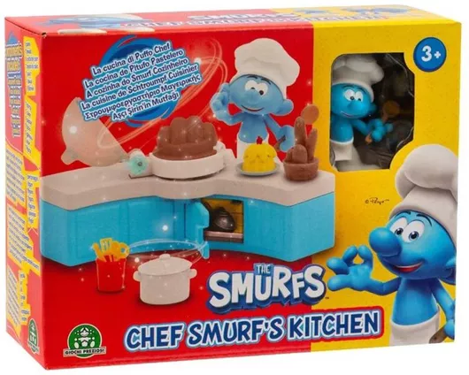 Action Figure Giochi Preziosi The Smurfs Chef Smurf's Kitchen για 3 ...