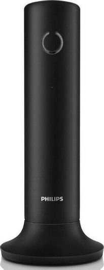 Philips M4501B Ασύρματο Τηλέφωνο με Ελληνικό Μενού Μαύρο | SHOPFLIX