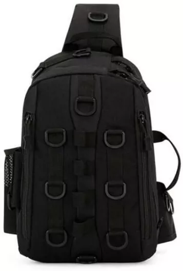 Στεγανός Σάκος Ανθεκτικο Molle Σακιδιο Πλάτης 15 lt Μαύρo | SHOPFLIX.gr