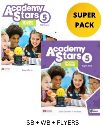 Academy Stars 5 Super Pack Student's Book & Workbook & Flyers 2nd ...