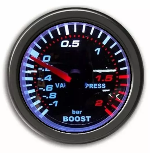 Μπαρόμετρο Αυτοκινήτου Bar Boost Meter Ket Gauge Lcd 52mm 1257-06-1 Oem ...