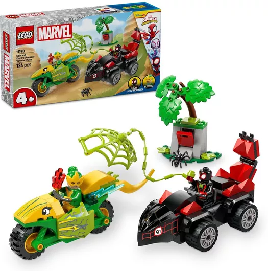 Lego Marvel: Spidey And His Amazing Friends Spin And Electro Dinosaur ...