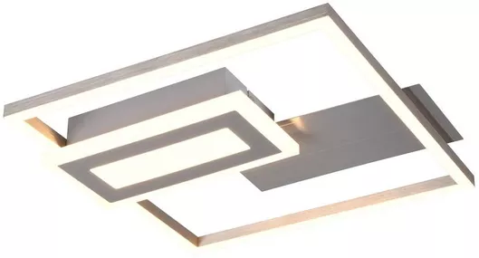 Πλαφονιέρα Trio Lighting Ασημί με Ενσωματωμένο LED | SHOPFLIX.gr