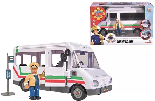 Simba Fireman Sam Trevor's Bus With Accessories | SHOPFLIX.gr