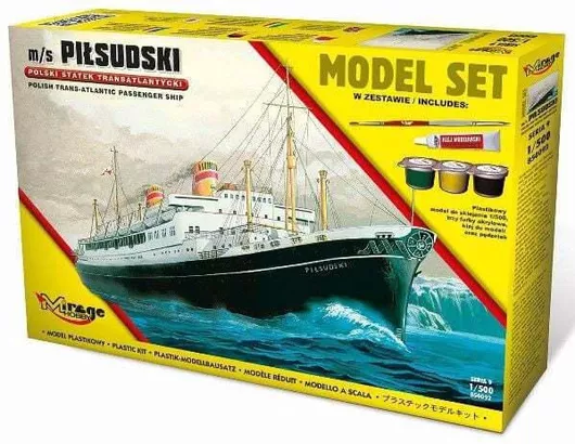 Mirage Model Ship Figure with Glue and Paints | SHOPFLIX.gr