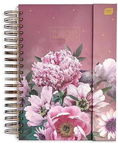 Interdruk B5 Photo Album with Magnetic Closure - 25 Pages, Floral ...