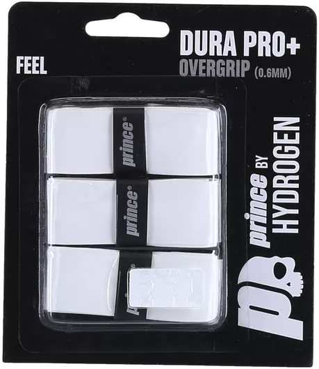 Overgrip Ρακέτας Prince Hydrogen Durapro Plus X 3 White | SHOPFLIX.gr