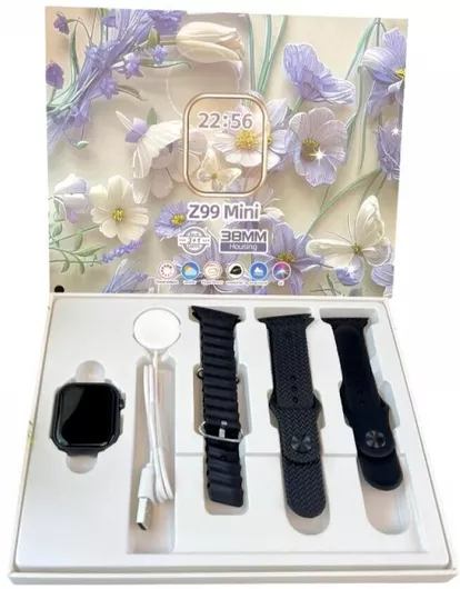 Smartwatch Z99 Mini 38mm με Παλμογράφο (Μαύρο) | SHOPFLIX.gr
