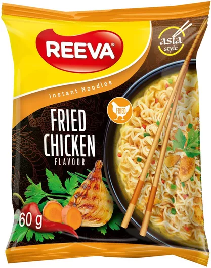 Reeva Asia Instant Noodles Τηγανιτο Κοτοπουλο Fried Chicken 60g ...