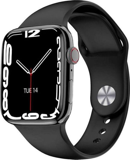 Smartwatch DT NO.1 DT7 38mm με Παλμογράφο Μαύρο | SHOPFLIX.gr