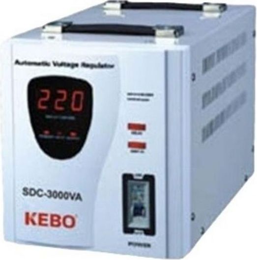 Σταθεροποιητής Τάσης Kebo SDC-3000VA Servo | SHOPFLIX.gr
