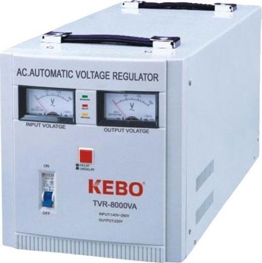 Σταθεροποιητής Τάσης Kebo TVR-8000VA Relay | SHOPFLIX.gr