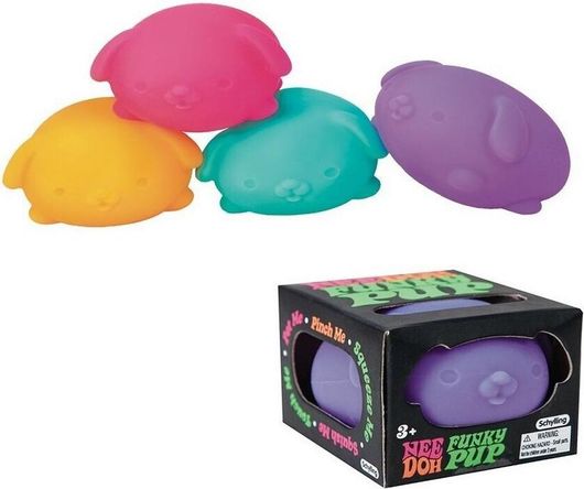 Squishies Gama Brands Nee Doh Funky Pup Τυχαία Επιλογή Χρώματος