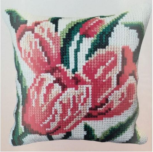 Κέντημα Gobelin L Κιτ Μαξιλαράκι Ορχιδέες 45x45cm | SHOPFLIX.gr