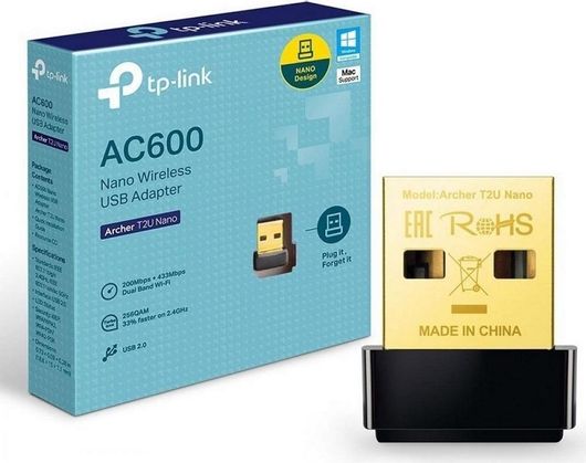 USB Αντάπτορας TP-LINK Archer T600U Nano v1 Ασύρματος Δικτύου 600Mbps ...