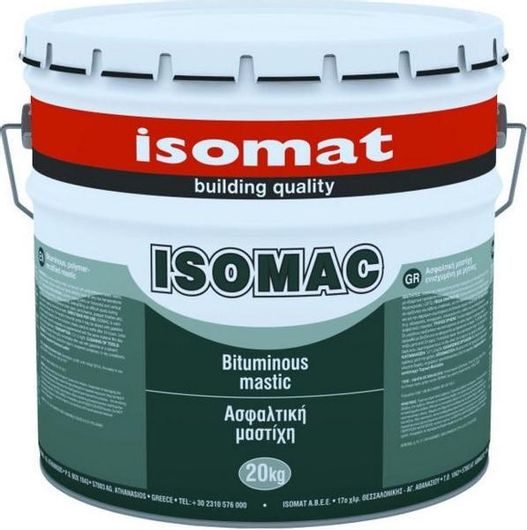 Στεγανωτικό Isomat Isomac Επαλειφόμενο 20kg Μαύρο | SHOPFLIX.gr