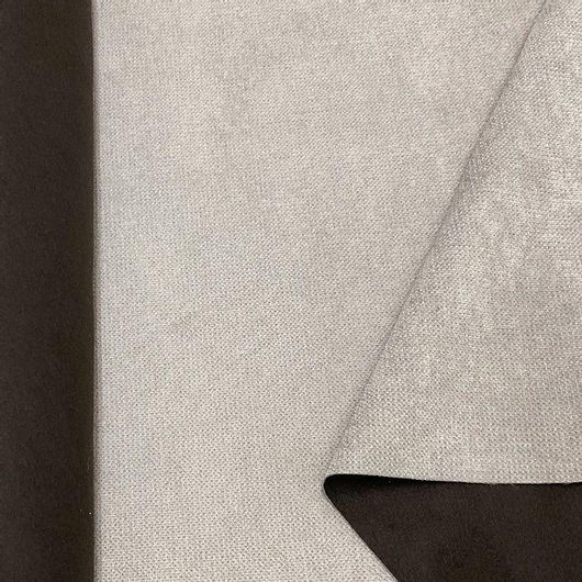 Ύφασμα Σενίλ Ψάθα Deco Γκρι 145x100cm | SHOPFLIX.gr