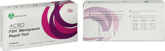 Τεστ Εμμηνόπαυσης Acro Biotech FSH Rapid Σετ 2τμχ | SHOPFLIX.gr