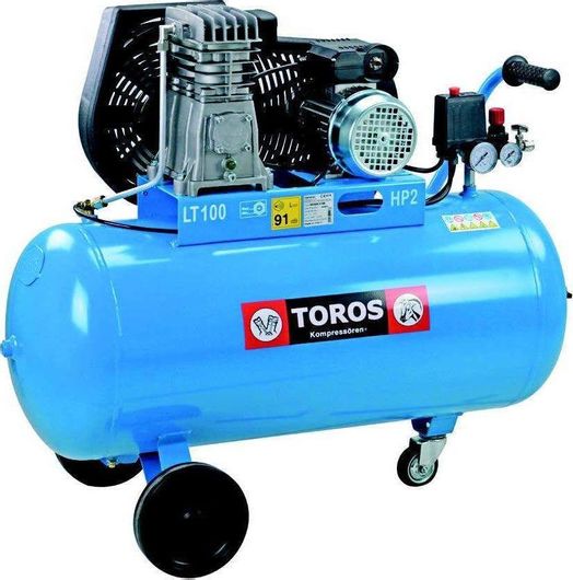 Κομπρεσέρ Αέρος Toros N2.8S-100C-3M Μονοφασικό με Ισχυ 3hp ...