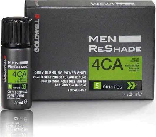 Ανδρική Βαφή Μαλλιών Goldwell Men Reshade 4CA Brown 4x20ml | SHOPFLIX.gr