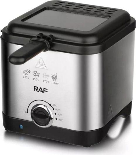 Φριτέζα RAF R-5300 Λαδιού 1000W 2.5lt Ασημί | SHOPFLIX.gr