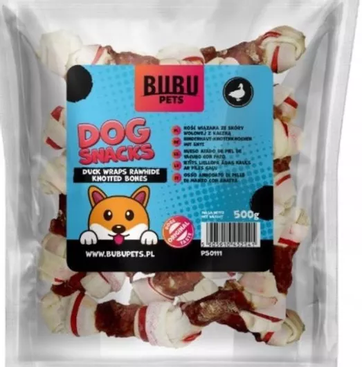 Κόκκαλο Σκύλου Dog Snacks Bubu με Γεύση Πάπια 500gr | SHOPFLIX.gr