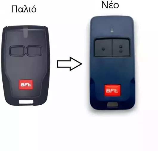 Bft Mitto Τηλεχειριστήριο Γκαραζόπορτας Κυλιόμενου Κωδικού με 2 Κανάλια ...