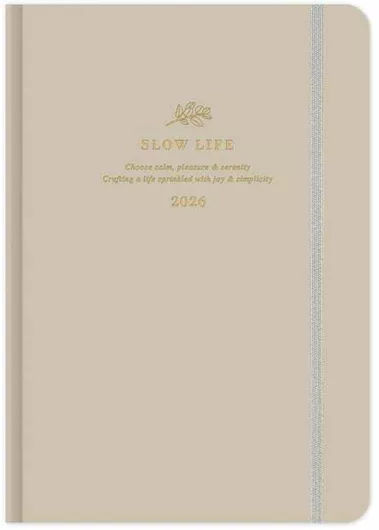 Adbook Ημερολογιο Ημερησιο 14χ21 Slow Life 401 Vanilla 2026 | SHOPFLIX.gr