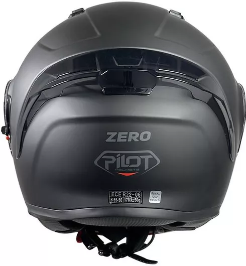 Pilot Κρανος Μηχανής Flip-up Zero SV Xl Ματ Μαυρο | SHOPFLIX.gr