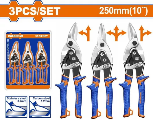 Wadfow Σετ Πένσες Ίσιες Μήκους 254mm 3τμχ | SHOPFLIX.gr
