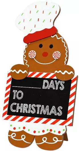 Kaemingk Φιγουρα Gingerbread Με Πινακα Αντιστροφης Μετρησης Για Τα ...