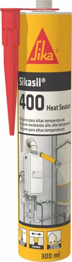Sika Sikasil 400 Σφραγιστική Σιλικόνη Υψηλής Θερμοκρασίας Κόκκινο 300ml ...
